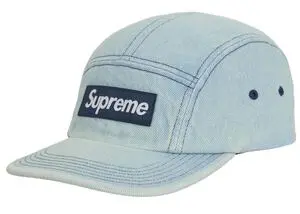Supreme Denim Camp Cap - Blue