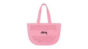 StÜssy Woven Tote Bag - Light Pink