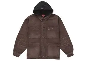 Supreme Hooded Coats For Men
