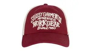 StÜssy Workgear Strapback - Wine