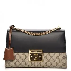 Gucci Padlock Gg Supreme Medium Shoulder Bag