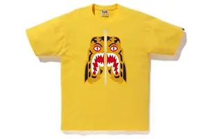 A BATHING APE Tiger Tee Shirt - Yellow