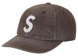 Supreme Cordura Denim S Logo 6-Panel Brown