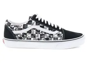 VANS Vans Old Skool Doodle Checkerboard Sneakers Black/true White