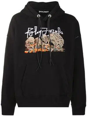 Palm Angels Desert Skull Hoodie - Black
