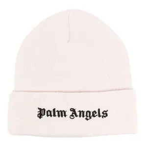 Palm Angels White Beanies