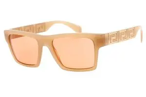Versace Rectangular Sunglasses - Peach (ve4445/541174)