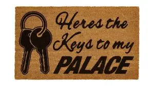 PALACE Key To My Door Mat - Brown