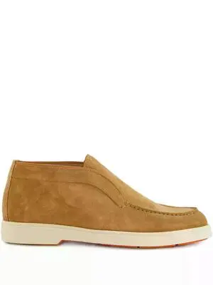 Santoni Suede Slip-on Desert Boots