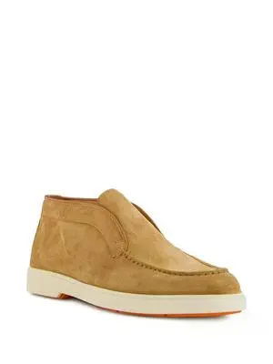 Santoni Suede Slip-on Desert Boots