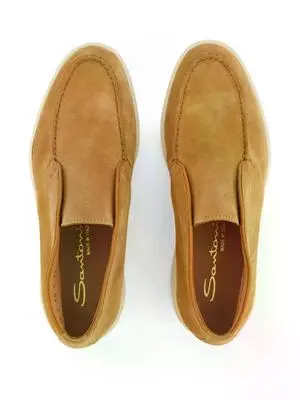 Santoni Suede Slip-on Desert Boots