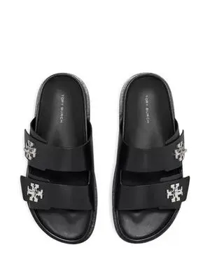 Tory Burch Turnlock Sport Sandals - Black