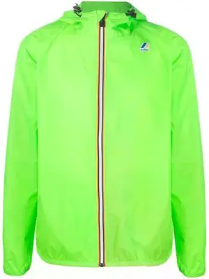 K-WAY Logo-print Hooded Jacket - Green
