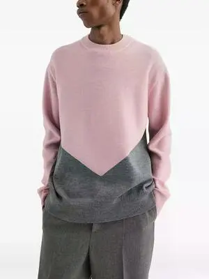 JIL SANDER Colourblock Sweater - Pink