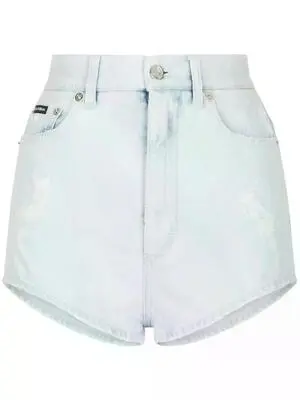 Dolce & Gabbana High-waisted Denim Shorts