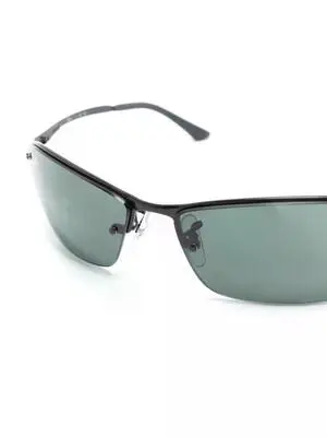 Ray-ban Logo-plaque Shield-frame Sunglasses