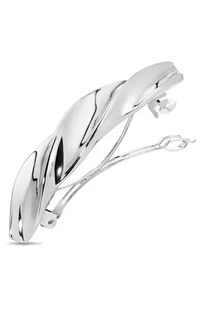 Ettika Twist Barrette - Silver