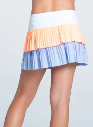 Lucky In Love Doubles Pleated Skirt