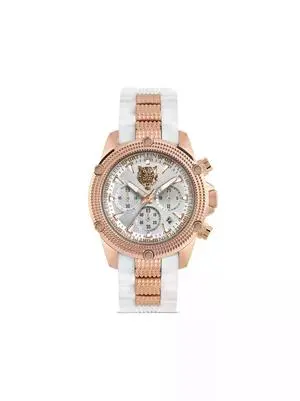 PLEIN SPORT Hurricane Chrono 44mm Timepiece - Silver