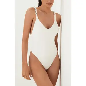 VIX PAULA HERMANNY Leanne One-piece Swimsuit - White