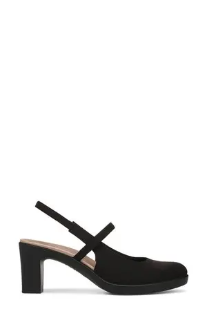 LIFESTRIDE Evoke Slingback Mary Jane Platform Pump - Black
