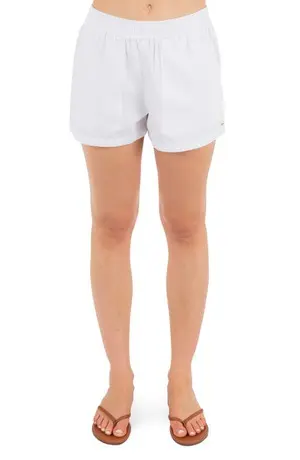 Hurley Cotton Twill Shorts - White