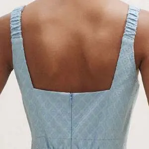 ME+EM Italian Jacquard Fit And Flare Midi Dress