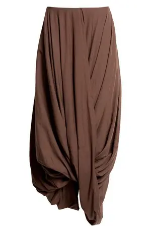 TOTEME Cocoon Maxi Skirt - Walnut