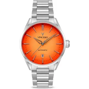 VINCERO VINCERO Icon Automatic Bracelet Watch Orange Eclipse
