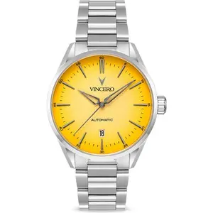 VINCERO Icon Automatic Bracelet Watch - Yellow Eclipse