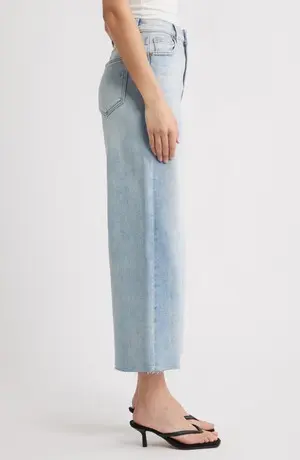 HIDDEN JEANS Clean Crop Wide-leg Jeans