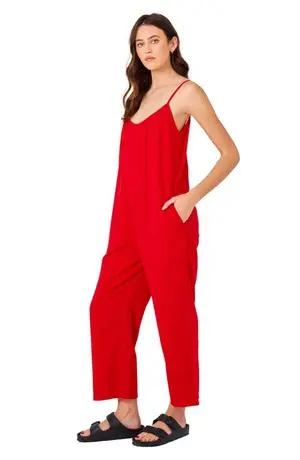 Hurley New Heights Jumpsuit - Float Red