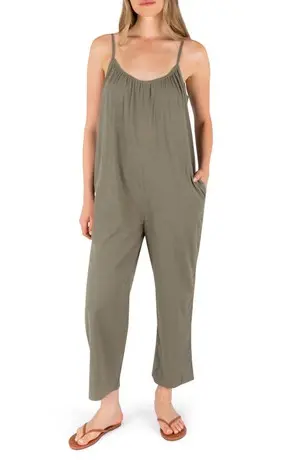 Hurley Hurley New Heights Jumpsuit Olive Grove