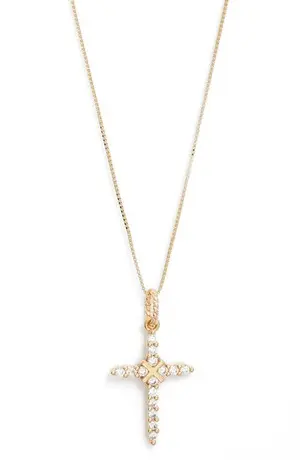 CHILD OF WILD Antonia Cross Pendant Necklace - Gold