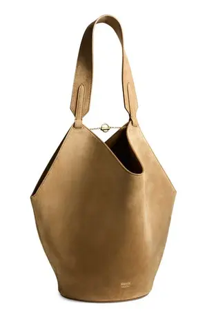 Khaite Small Lotus Top Handle Bag - Mud