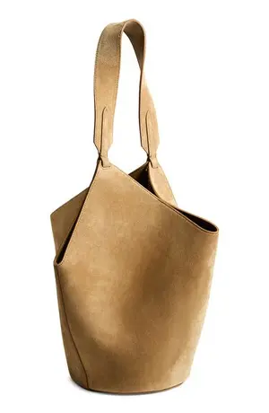 Khaite Small Lotus Top Handle Bag - Mud