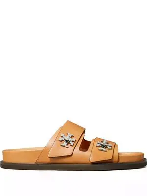 Tory Burch Embellished Slip-on Sandals - Brown