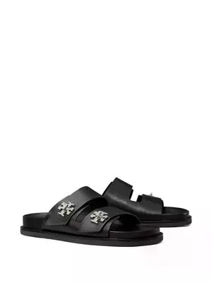 Tory Burch Turnlock Sport Sandals - Black