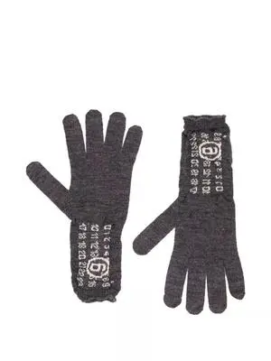 Maison Margiela Ribbed Gloves For Women