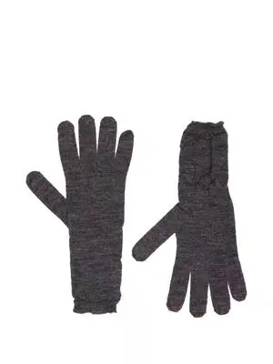 MAISON MARGIELA Numbers-motif Gloves - Grey