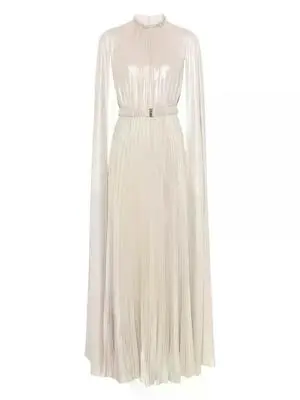 NISSA Cape-design Maxi Dress