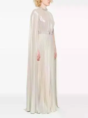NISSA Cape-design Maxi Dress