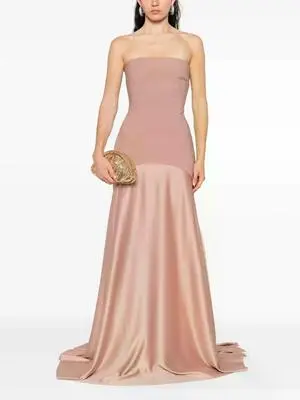 Solace London The Alessandra Strapless Gown