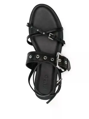 Hugo Eyelet-detail Sandals