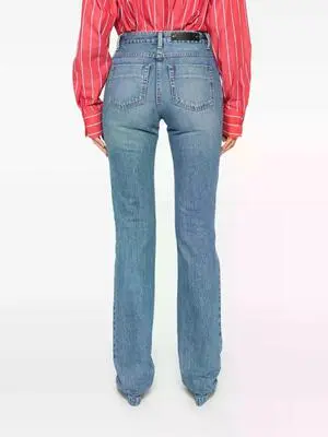 Barbara Bui Five-pocket Jeans With Logo Plaque