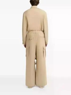 Marni Draped Cargo Trousers - Yellow