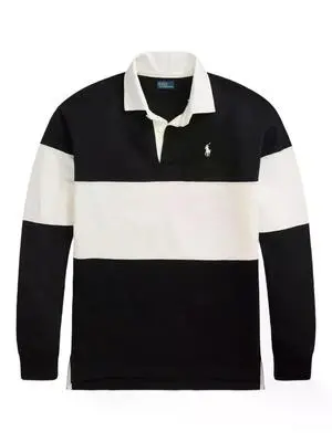 Ralph Lauren Striped Long-sleeve Polo Sweater
