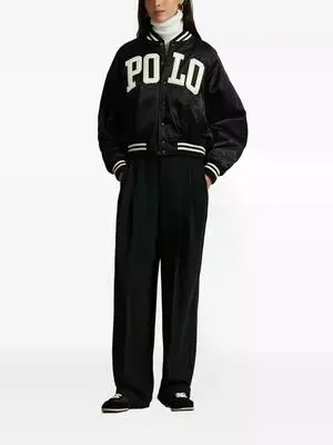 Polo Ralph Lauren Logo Satin Bomber Jacket