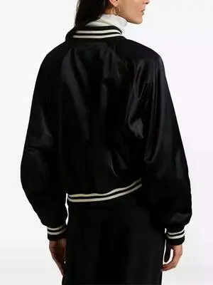 Polo Ralph Lauren Logo Satin Bomber Jacket