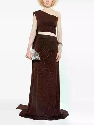 NISSA Rhinestone-embellished Gown